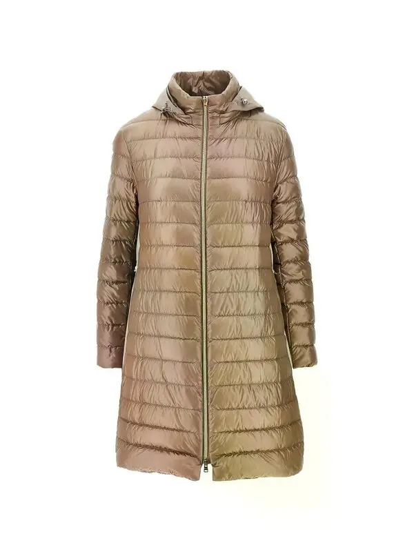 Herno Hooded Padded Coat - Neutrals