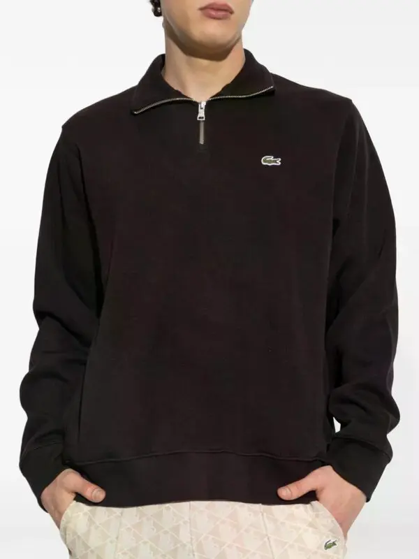 Lacoste Logo-patch Zip-up Sweatshirt