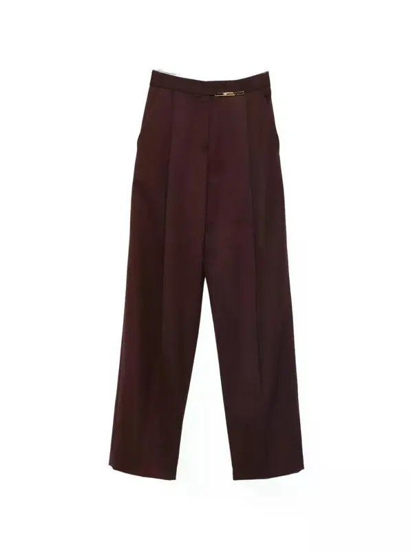 Elisabetta Franchi Pleated Front Tailored Trousers