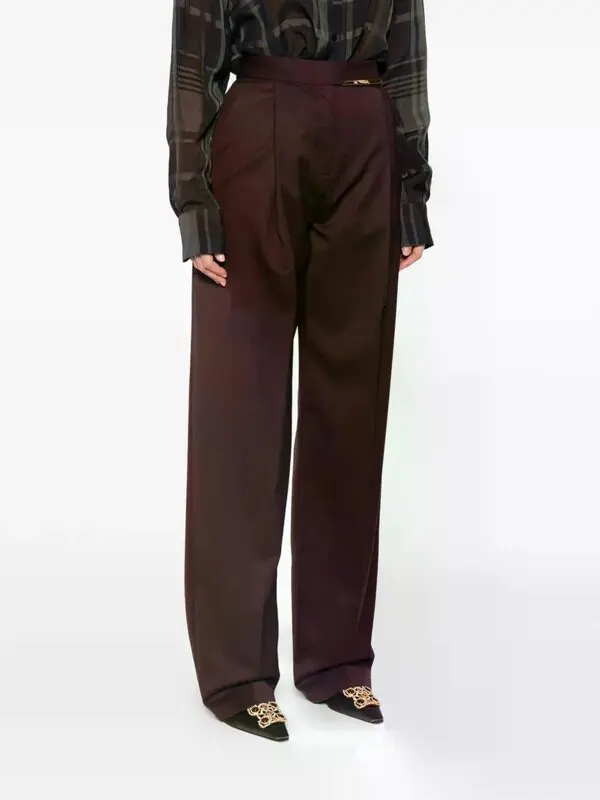 Elisabetta Franchi Pleated Front Tailored Trousers