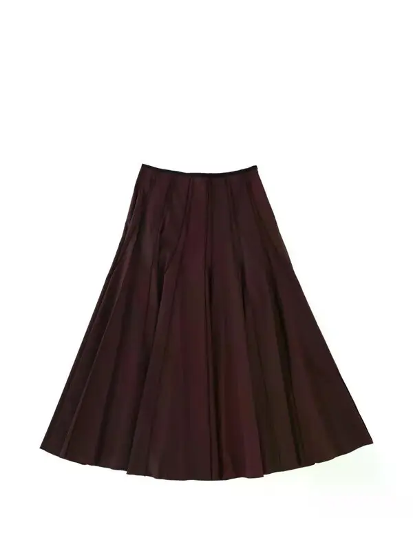 ALYSI Pleated Midi Skirt