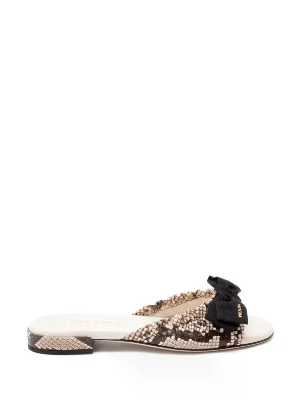 Prada Bow Sandals