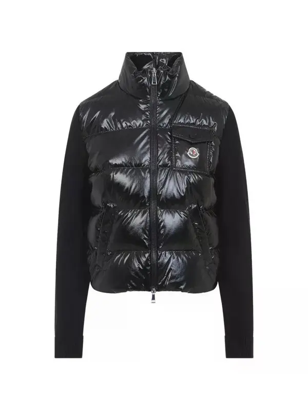 Moncler Logo-patch Puffer Jacket - Black