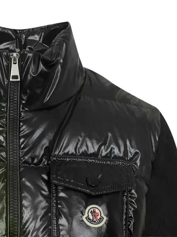 Moncler Logo-patch Puffer Jacket - Black