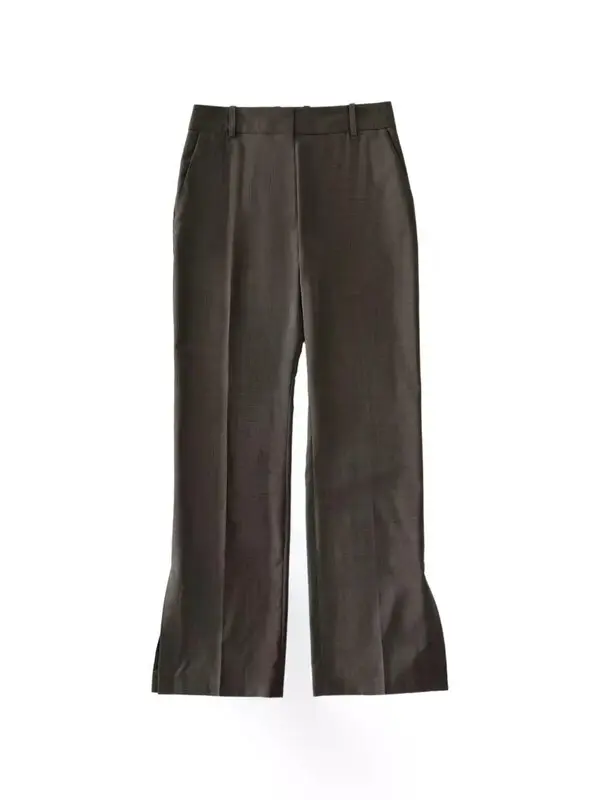 Studio Nicholson Mitra Split Hem Trousers - Grey