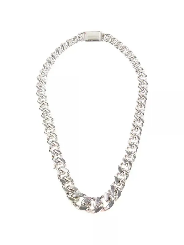 JIL SANDER Groumette Chain Necklace - Silver
