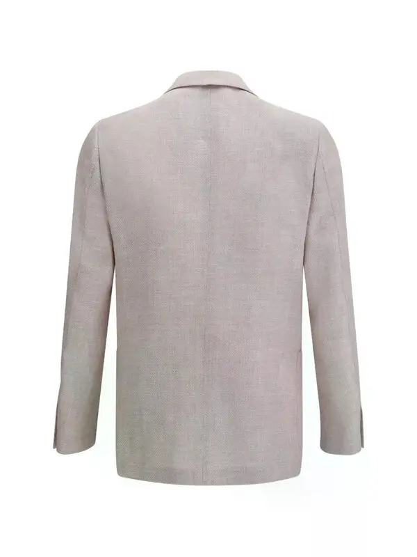 LARDINI Roma Button Jacket - Neutrals