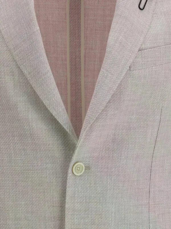 LARDINI Roma Button Jacket - Neutrals