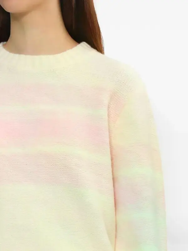 TOUT A COUP Striped Crew Neck Long Sleeve Sweater