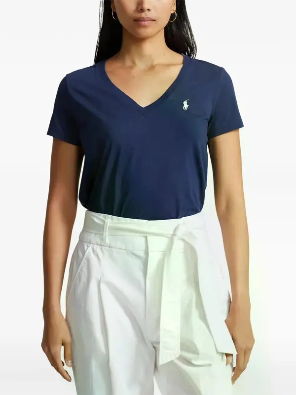 Polo Ralph Lauren V-neck Short-sleeve T-shirt - Blue