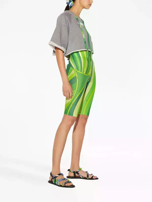 Emilio Pucci Melange-effect Cropped Top