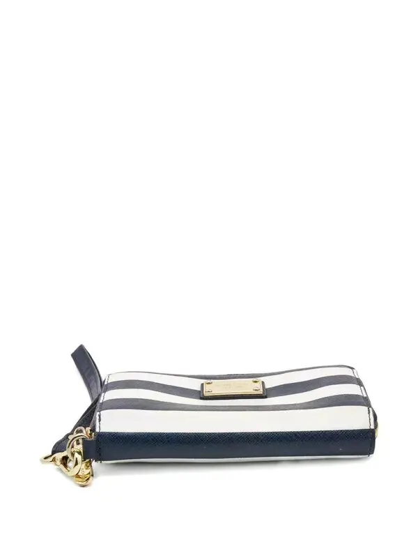 Michael Kors Striped Leather Wallet