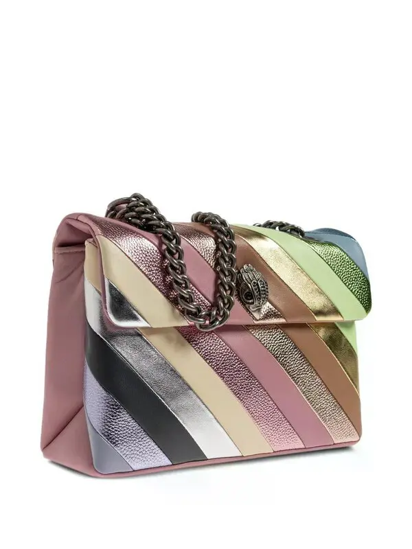 Kurt Geiger Mini Kensington Chevron-pattern Shoulder Bag