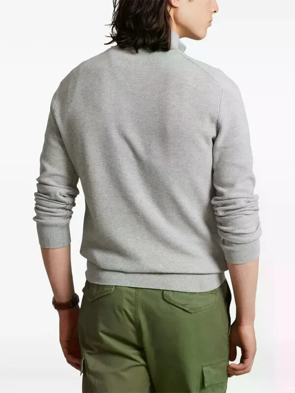 Polo Ralph Lauren Long-sleeve Zip-fastening Sweater - Grey