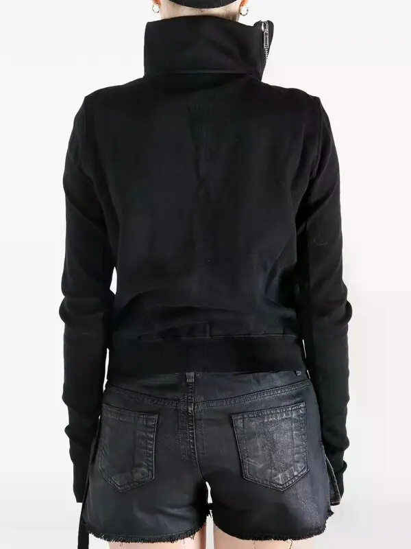 Rick Owens Zip-up Sweatshirt - Black