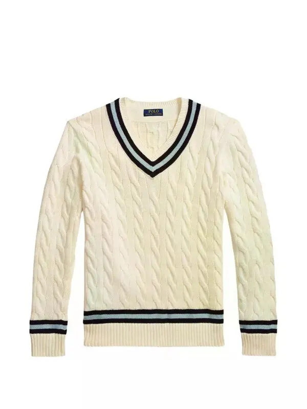 Polo Ralph Lauren Cable-knit V-neck Sweater