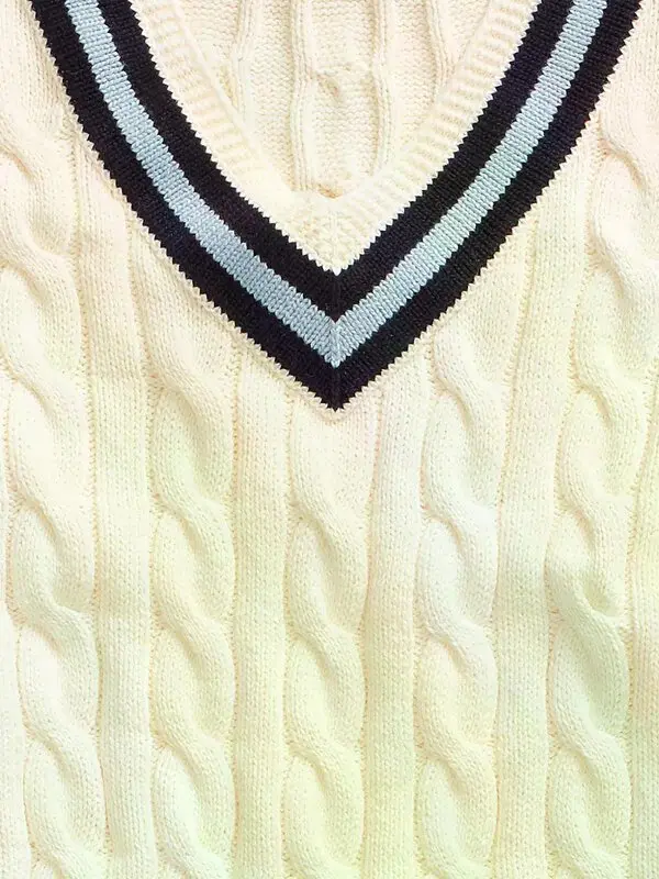 Polo Ralph Lauren Cable-knit V-neck Sweater