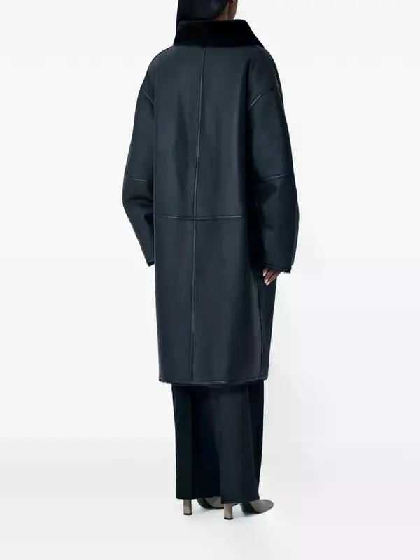 TOTEME Oversized Coat - Black