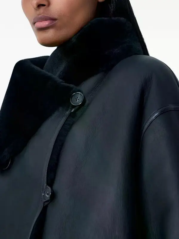 TOTEME Oversized Coat - Black