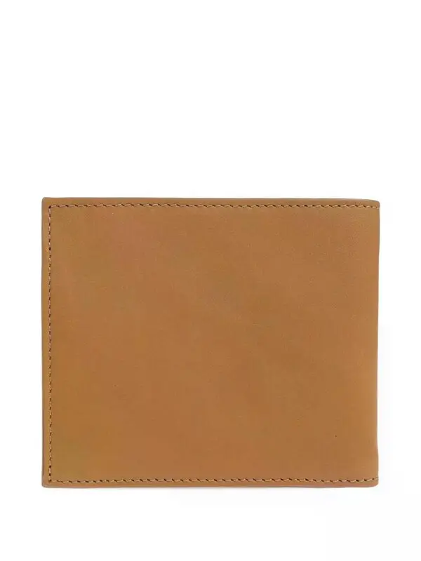 Paul Smith Signature Stripe Calf Leather Wallet - Brown