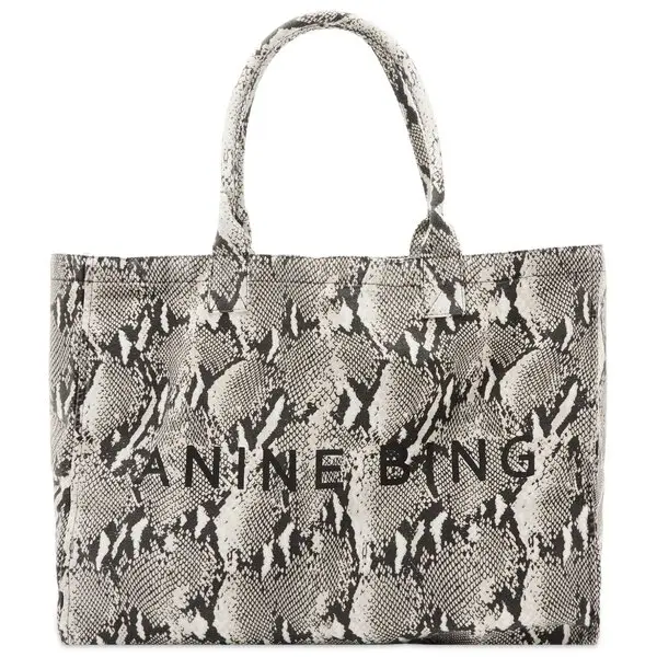 ANINE BING Leo Canvas Tote