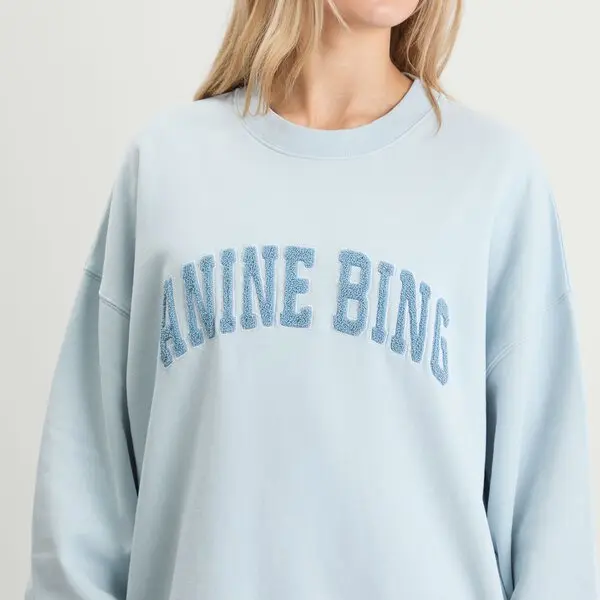 ANINE BING Miles Sweatshirt - Light Blue