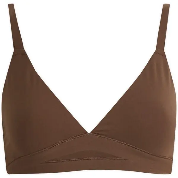 SKIMS Fits Everybody Triangle Bralette - Cocoa