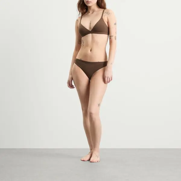 SKIMS Fits Everybody Triangle Bralette - Cocoa