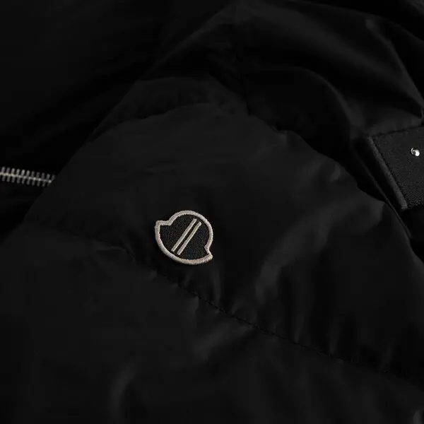 Rick Owens X Moncler Cropped Cycloptic Jacket - Black