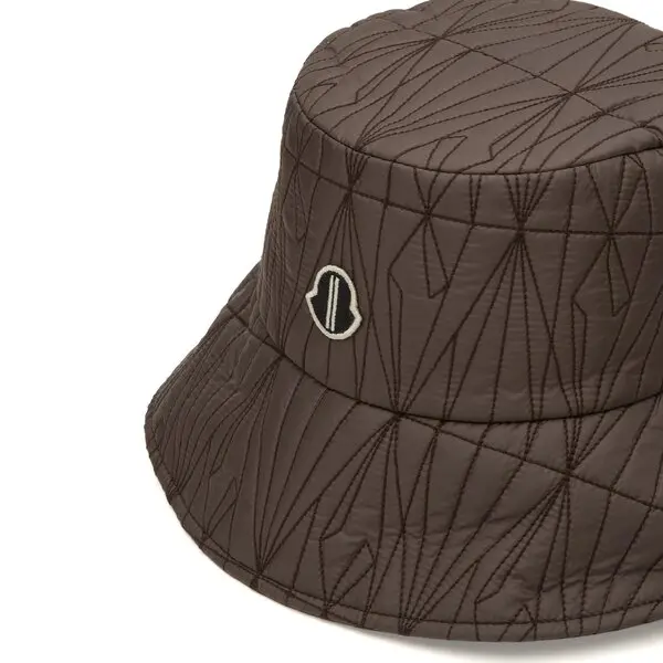 Rick Owens X Moncler Quilted Bucket Hat