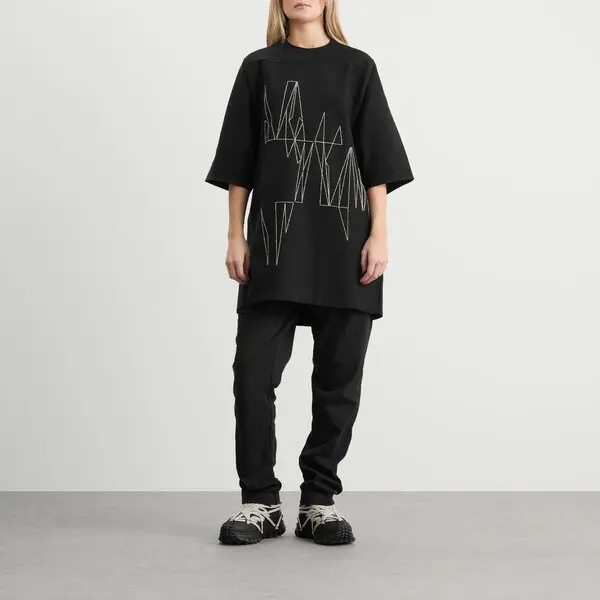 Rick Owens X Moncler Jumbo T-shirt - Black