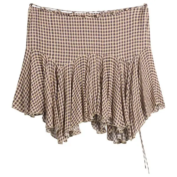 KNWLS Tess Gingham Skirt