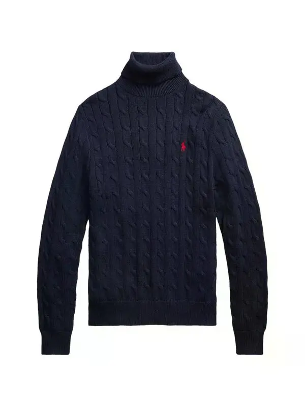 Polo Ralph Lauren Logo-embroidered Roll-neck Sweater