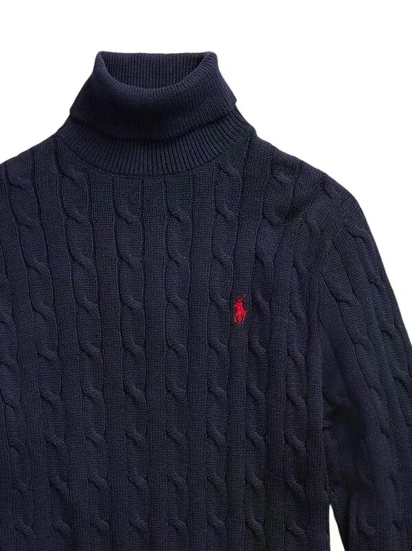 Polo Ralph Lauren Logo-embroidered Roll-neck Sweater