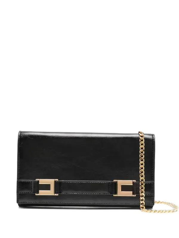 Elisabetta Franchi Chain-strap Clutch Bag - Black