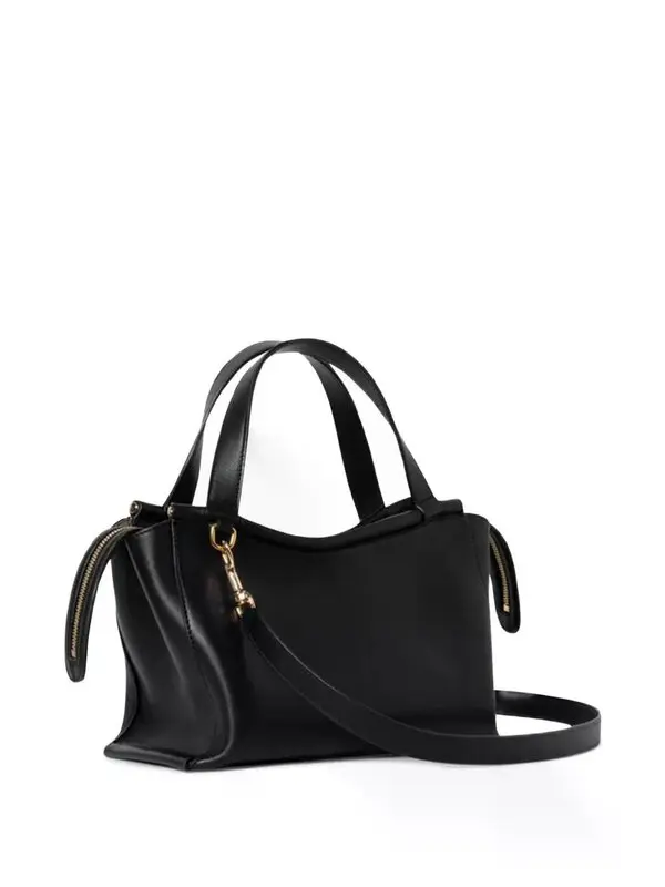 WANDLER Ida Top Handle Satchel - Black