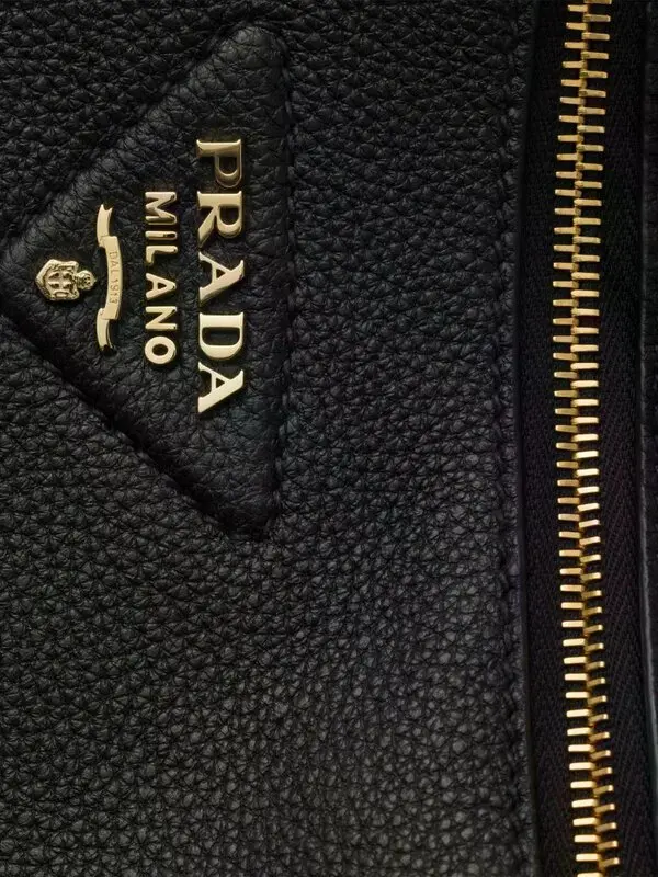 Prada Leather Shoulder Bag - Black