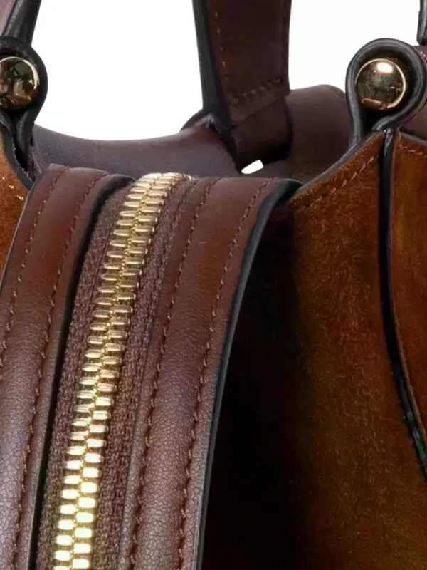 WANDLER Ida Top Handle Bag - Brown