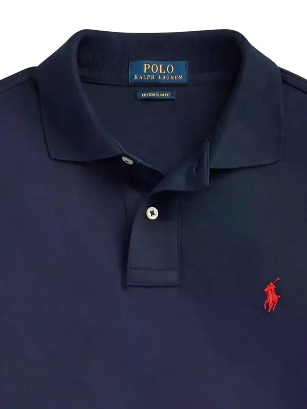 Polo Ralph Lauren Long-sleeve Logo Polo Shirt - Blue