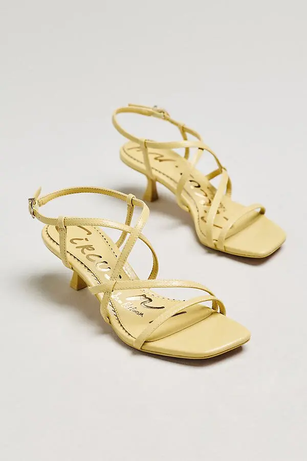 CIRCUS NY BY SAM EDELMAN Jasme Strappy Heels - Dusty Yellow