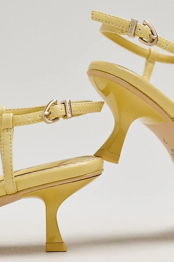 CIRCUS NY BY SAM EDELMAN Jasme Strappy Heels - Dusty Yellow