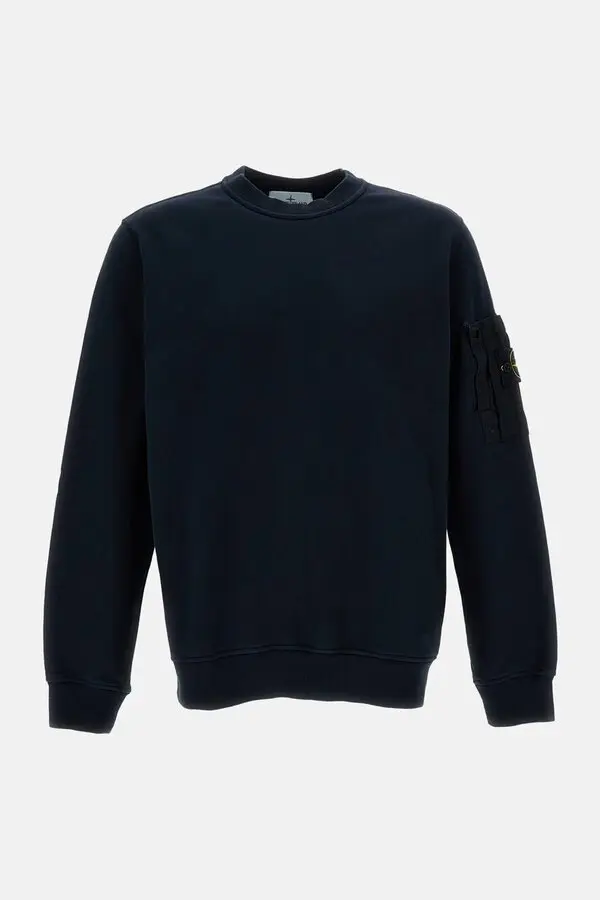 Stone Island Crewneck Sweatshirt - Blue