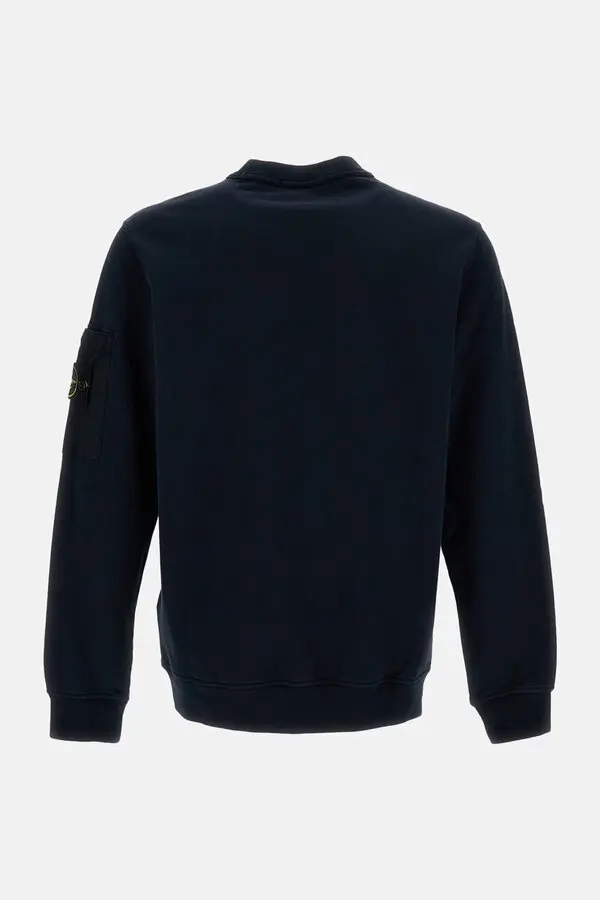 Stone Island Crewneck Sweatshirt - Blue