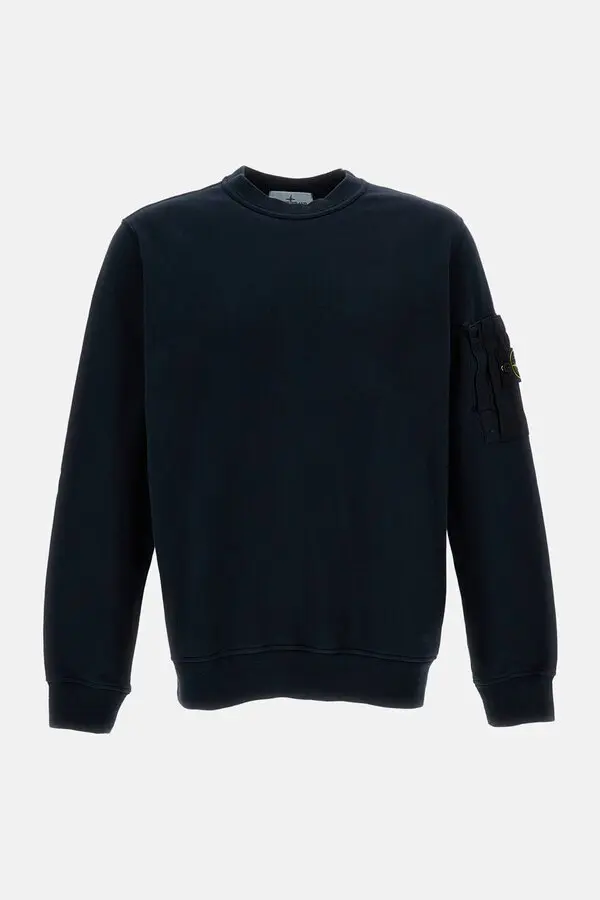Stone Island Crewneck Sweatshirt - Blue