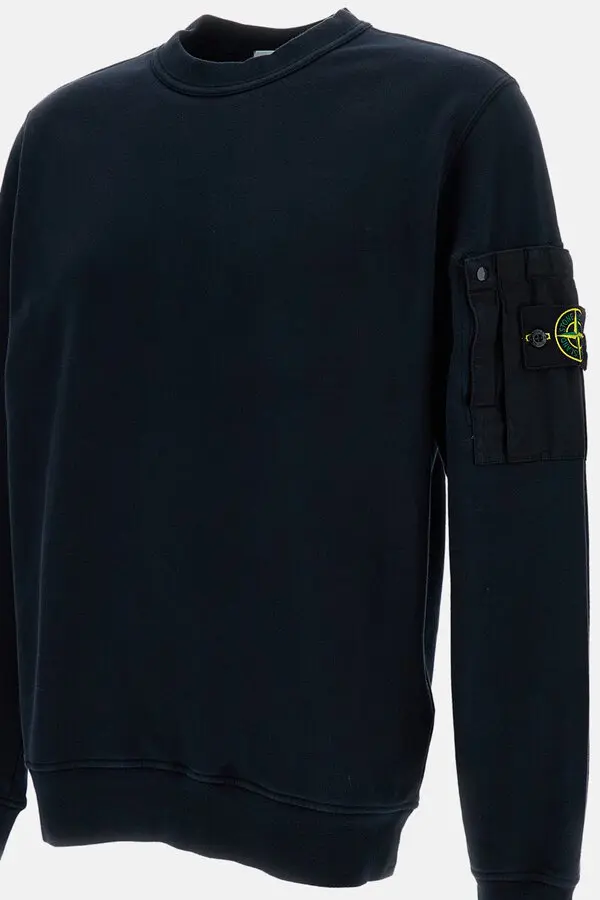 Stone Island Crewneck Sweatshirt - Blue