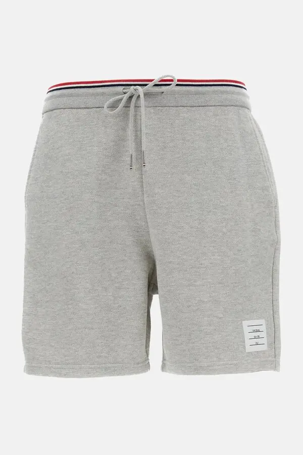 Thom Browne 4-bar Cotton Sweatshorts
