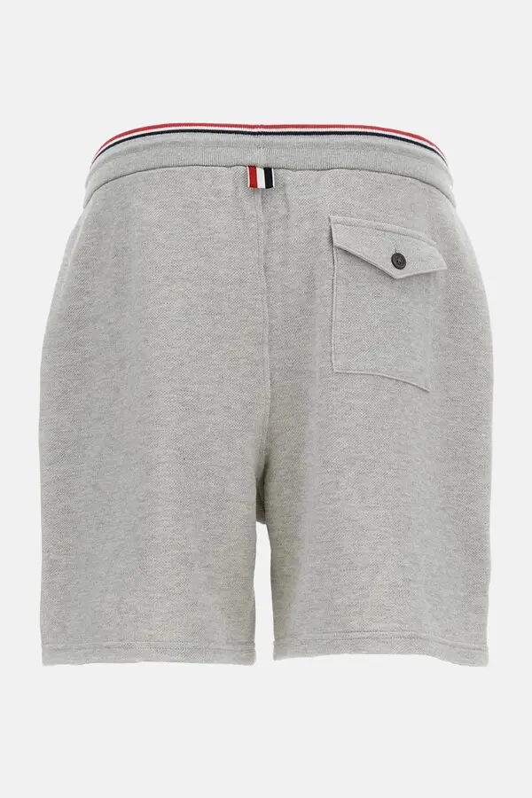 Thom Browne 4-bar Cotton Sweatshorts