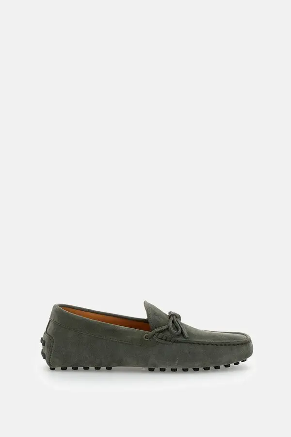 TOD'S Rubber-soled Loafer - Green