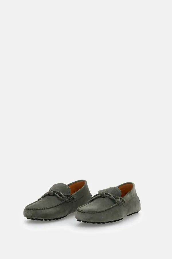 TOD'S Rubber-soled Loafer - Green