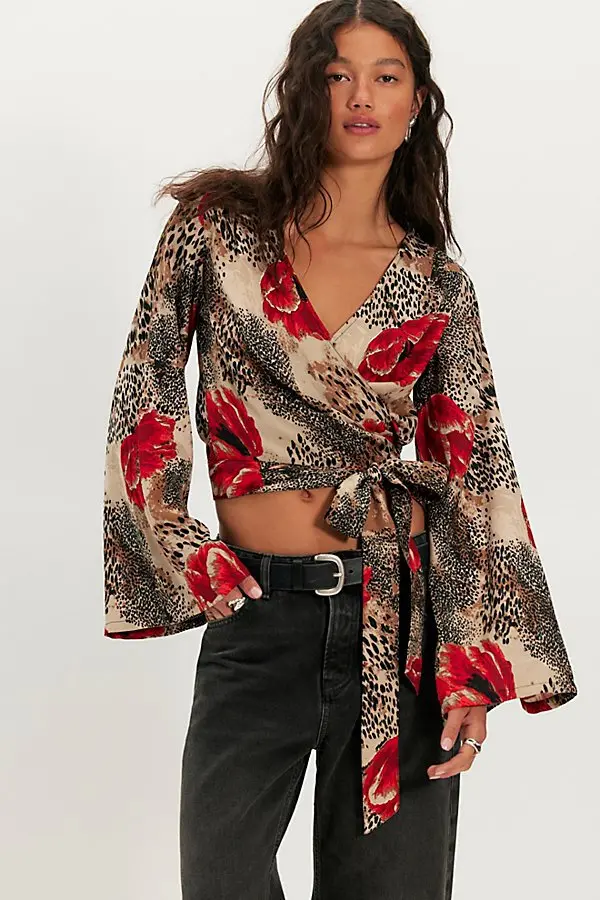 Free People Roxie Wrap Top